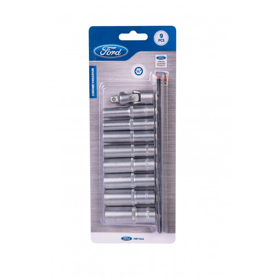 Buy Ford Tools Sockets Set Silver 0.25 Inches Set Of 9 Online in UAE ...