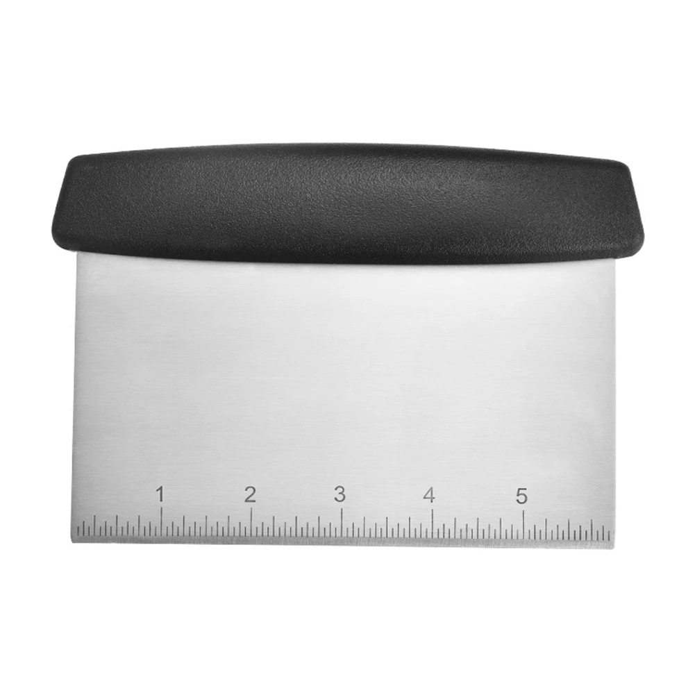 Buy Multi-Purpose Stainless Steel Dough Scraper With Scale Pizza Dough ...