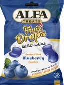 Buy Alfa Treats Fruit Drops Blueberry Candy 120 Gms x 48 Packs Online ...