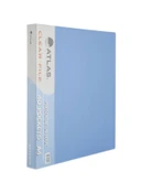 Buy Atlas A4 File Folder Blue/Clear Online in UAE | Tradeling