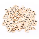 Buy Wooden Letter Puzzle Pieces - 100 Pack, Educational Fun for Kids ...