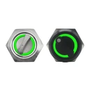 Buy 19/22MM Self-return Momentary Self-locking Fixation Waterproof DPDT ...