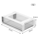 Buy Drawer Storage Box Under Table Hidden Self-Adhesive Drawer Type ...