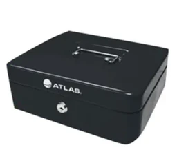 Buy Atlas Cash Box W300xl240xh90mm Black Online in UAE | Tradeling