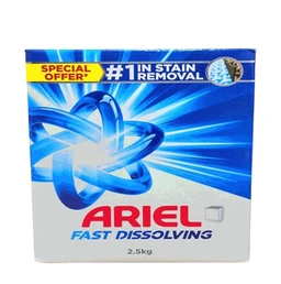 Buy Ariel Fast Dissolving Laundry Detergent Powder Blue, 2.5KG (4PCS ...