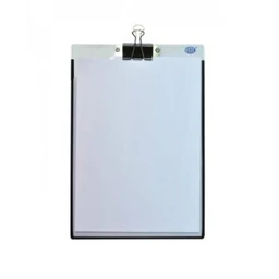 Buy FIS FSCB111V Clear Clipboard with Fastener Clip - A4 - Black (Pack ...