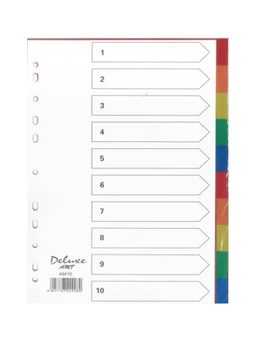 Buy Deluxe Amt Index Divider Without Number Multicolour 25 Pieces ...
