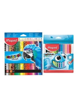 Buy Maped 36 Pieces Color Peps Colour Pencil Set Red/Blue/Green Online ...
