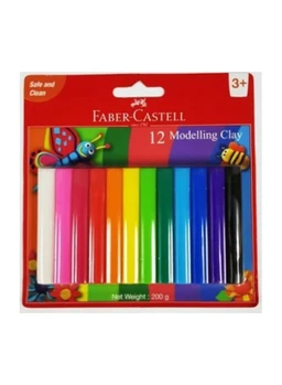 Buy Faber-Castell 12 Pieces Modelling Clay Red/Yellow/Green Online in ...