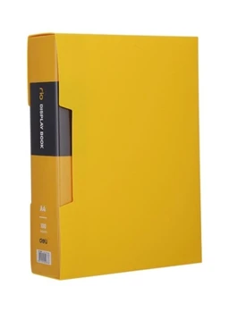 Buy Deli 100-Pocket Display Book File With Case Yellow Online in UAE ...
