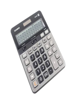 Buy Casio 12 Digit Dual Power Calculator Grey/Black Online in UAE ...