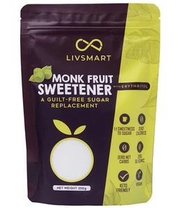 Buy Liv Smart Monk Fruit Sweetener 250g Online in UAE | Tradeling