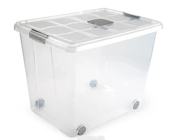 Buy Plastic Forte Box Nº8 with Wheels – 86L Online in UAE | Tradeling