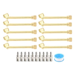 Buy 10 sets of 1/4" FNPT double-ended pneumatic chucks, two-way ...