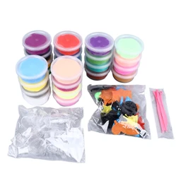 Buy Super Light Clay Set - 24 Colors for Kids DIY, Round Box, LNA-Clay ...