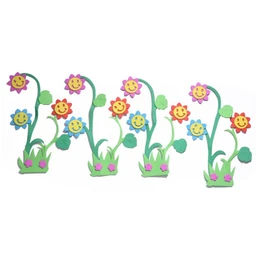Buy 3D Wall Stickers - EVA Coconut Tree & Sunflower Backdrop Decoration ...