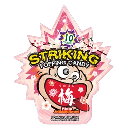 Buy Striking Popping Candy 15g Plum Flavor 1 pack Online in UAE | Tradeling