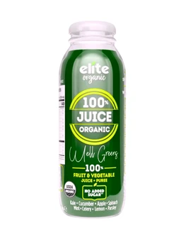 Buy Elite Organic - Cold Pressed Well Greens Juice Vegan 250 ml Online ...