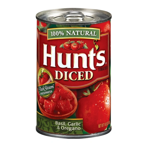 Hunts Diced Tomatoes Basil Herb 411 Gr | Wholesale Prices | Tradeling