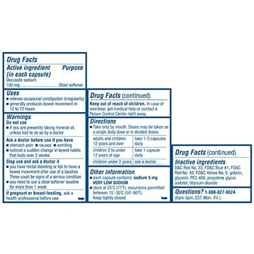Colace Docusate Sodium 100mg 30 Capsule | Wholesale Prices | Tradeling