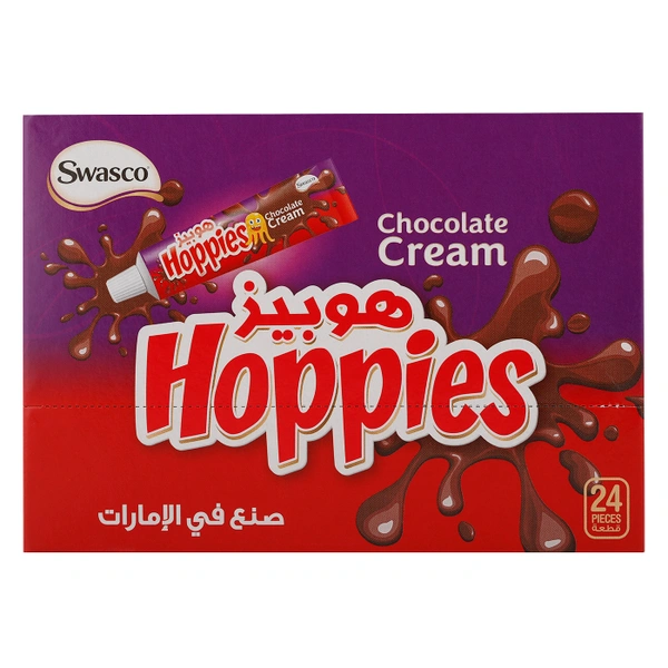 Swasco Hoppies Chocolate Cream 17 gr Pack of 24 | Wholesale Prices ...