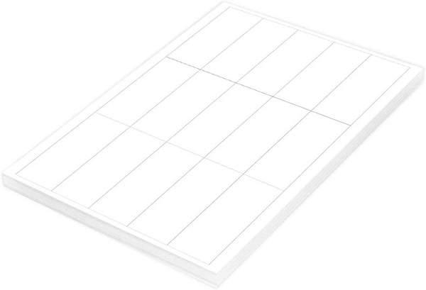 FIS Multipurpose White Labels 15 Stickers x 100 Sheet A4 Size E.U ...