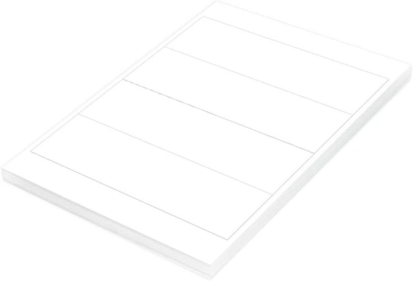 FIS Multipurpose White Labels 4 Stickers x 100 Sheet A4 Size E.U ...
