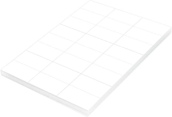 FIS Multipurpose White Labels 24 Stickers x 100 Sheet A4 Size E.U ...