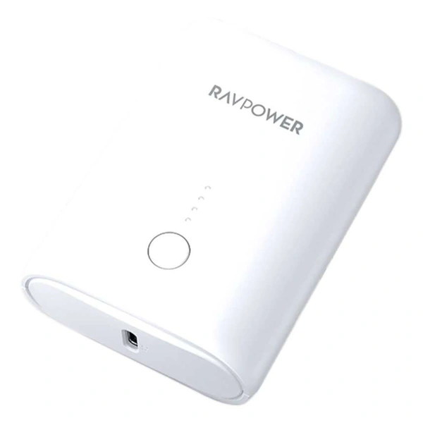 RAVPower 18W 10000mAh Pioneer 4A Mini Power Bank With 2-Port And Quick ...