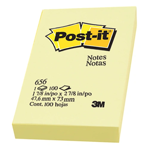 Post-it® Pad Sticky Notes 656 2 x 3 Inch 12 Pieces | Wholesale Prices ...