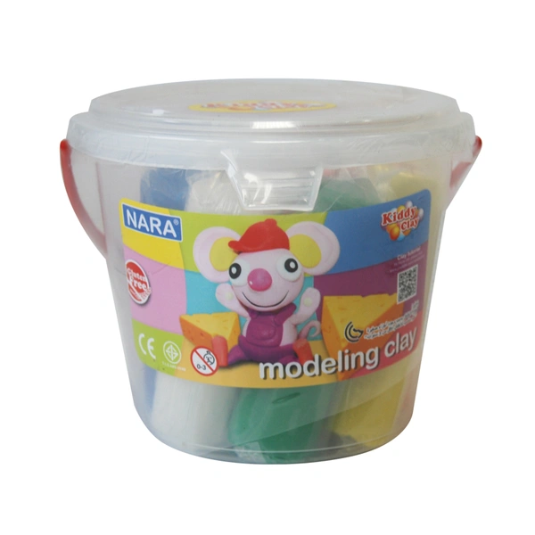 Kiddy Clay Modelling Clay Bucket Assorted KC-BK-700-8 8-Piece ...