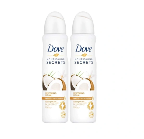 Dove Restoring Ritual Coconut And Jasmine Flower Scent, 150ml x 12 (USA ...