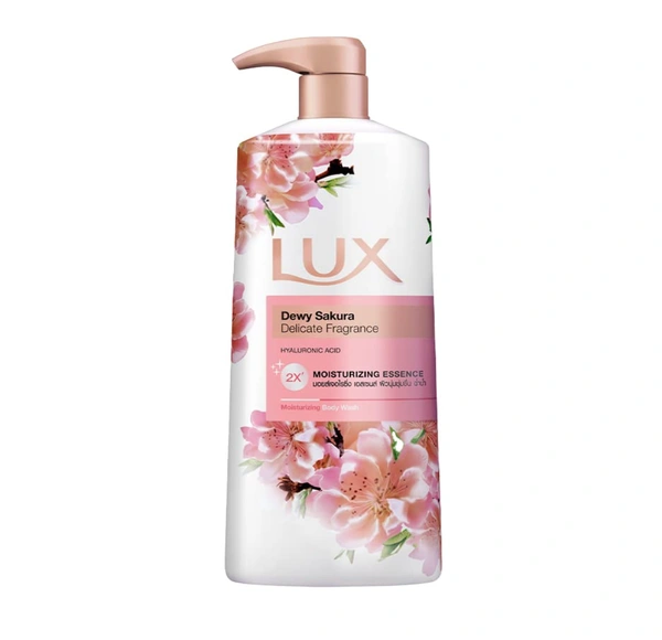 Lux Dewy Sakura Delicate Fragrance Moisturizing Essence Body Wash 500ml ...