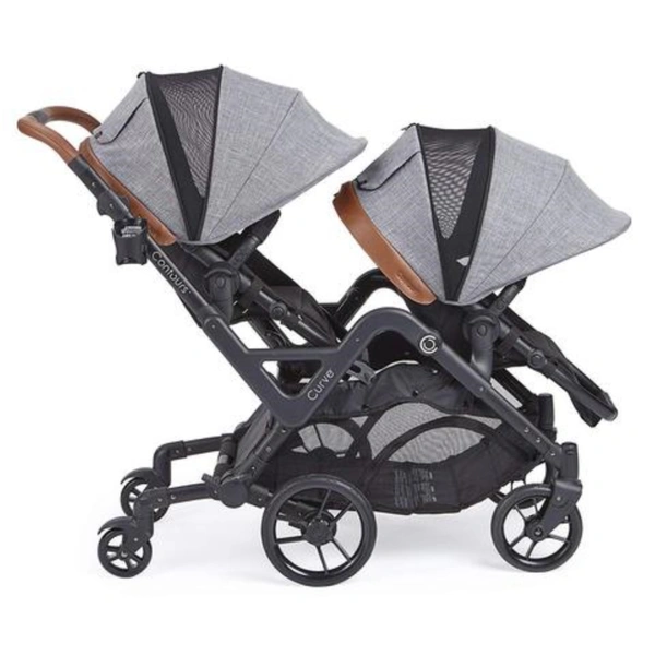 KOLCRAFT Contours Options Elite Tandem Stroller Grey 15.41 Kg 125.63 x ...