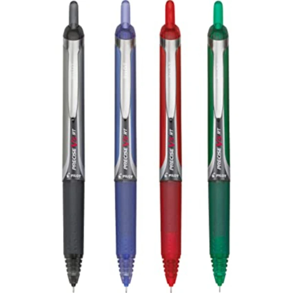 Pilot Precise V5 Rt Refillable And Retractable Liquid Ink Rolling Ball ...