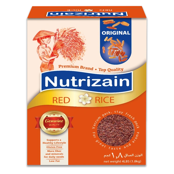 Nutrizain Red Rice 1 kg Box Vacuum Packed for Longer Freshness ...