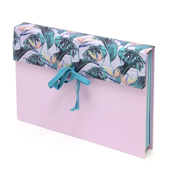 Colored Paper Cardboard Material Expanding Accordion File Folder ...