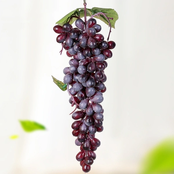 SUNSKY 2 Bunches 110 Purple Grapes Simulation Fruit Simulation Grapes ...