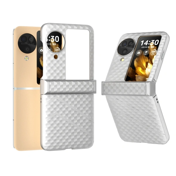SUNSKY 3 in 1 Wave Pattern Matte PC Phone Case with Hinge For OPPO Find ...