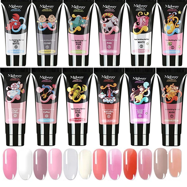 15ml UV LED Nail Glue Finger Extension Gel Long Lasting Quick Drying ...