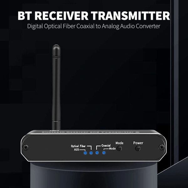 D09 BT Receiver Transmitter DAC Digital Optical Fiber Coaxial to Analog ...