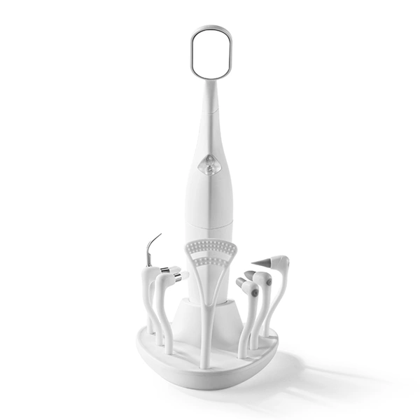 Electric Vibrating Teeth Cleaner with LED Light Dental Hygiene Tool Kit ...