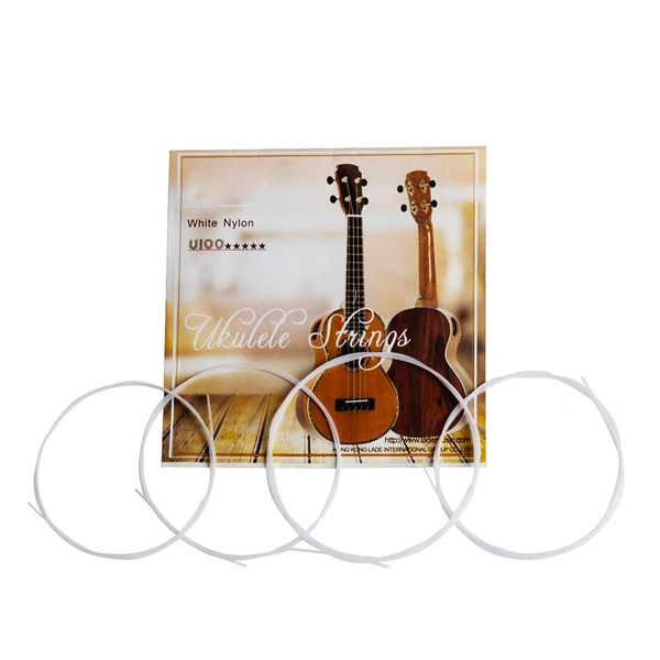 Strings,White Ukulele Ukelele Uke Strings Nylon Material, 4pcs/set ...