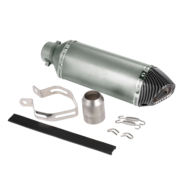 Refit Exhaust Muffler,38-51mm Metal Colour Small Hexagon Carbon Fiber ...