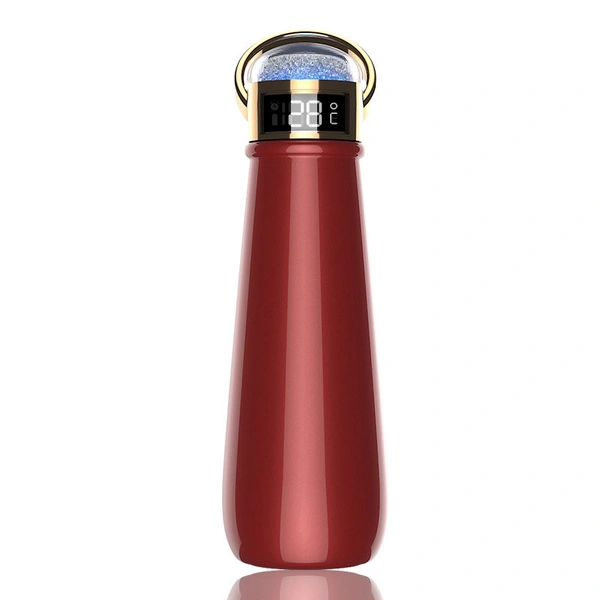 420ml Vacuum Insulated Mug With Shining Lid LED Touch Screen Real-Time ...