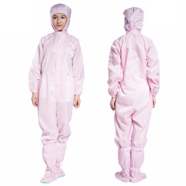 1-Piece Isolation Suit Hooded Dust Free Work Clothes Coveralls Men ...