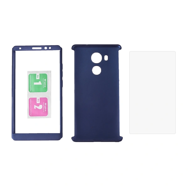 Full-Cover Front & Back Protector Tempered Glass Hard Cover Case For ...