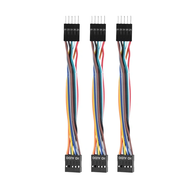 AC97 HD Audio 9 Pin Internal Motherboard Header Extension Cable (10cm ...