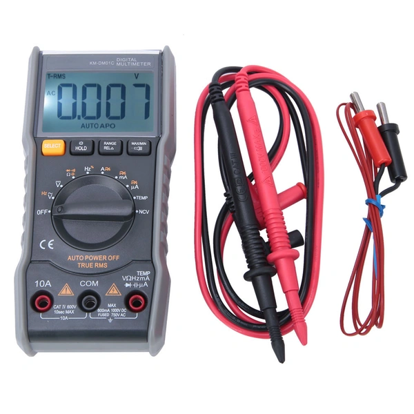 Mini Hand-Held Digital Multimeter Portable Automatic Range Non-Contact ...