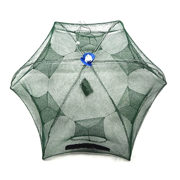 Umbrella Shaped Fishing Net Bold Skeleton Sturdy Foldable Portable ...